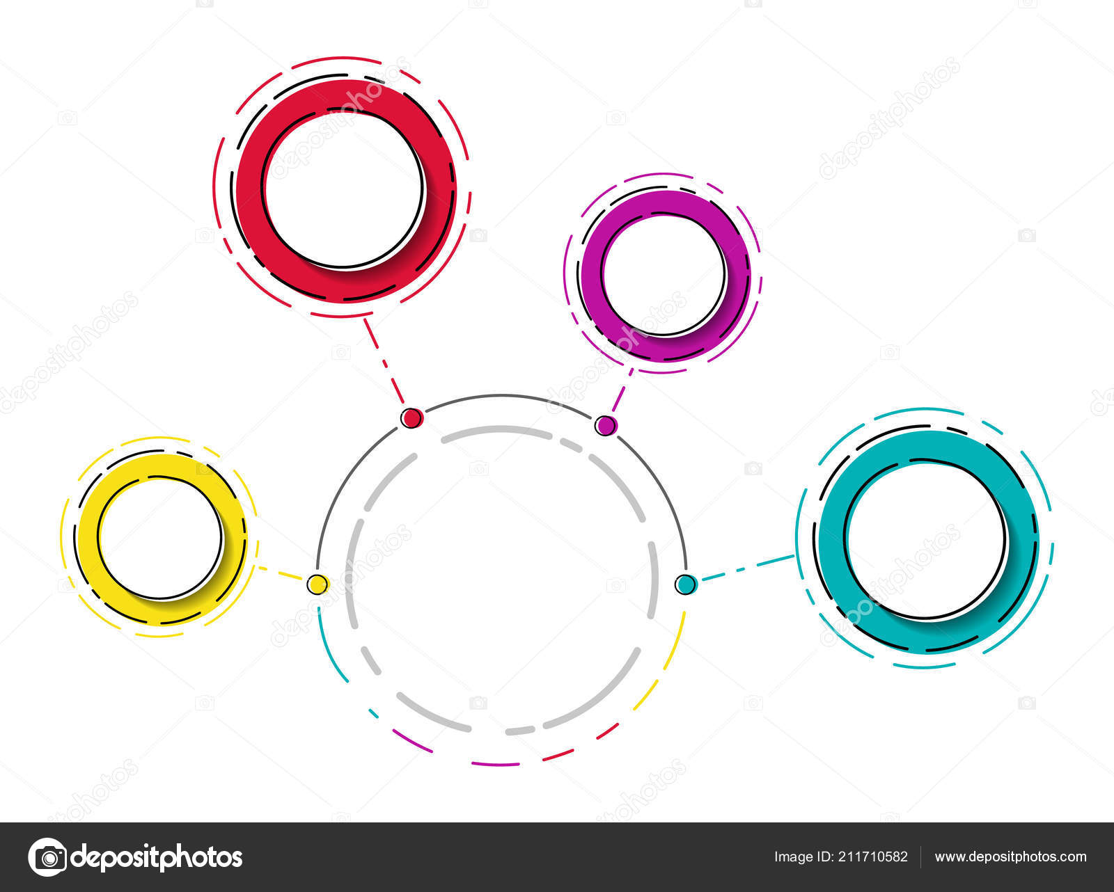 Empty Infographic Template Vector Stock Vector Image by ©karolina.madej ...