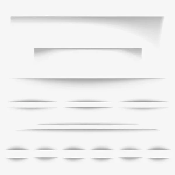 Set of black shadow Stock Vector Image by ©sumkinn #156624206