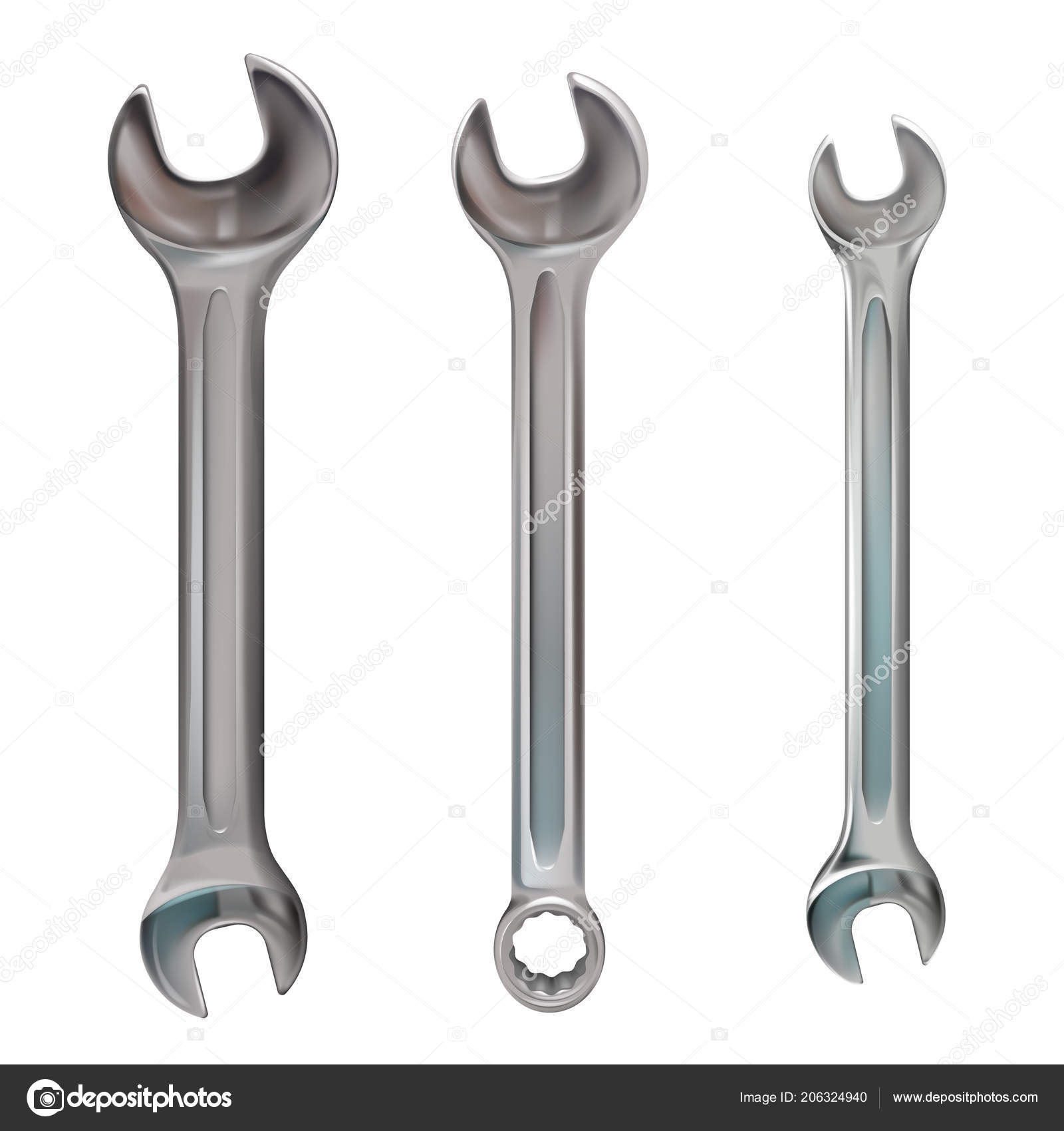 Open Ended Wrench Clipart