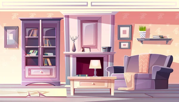 Cartoon Drawing Room Background