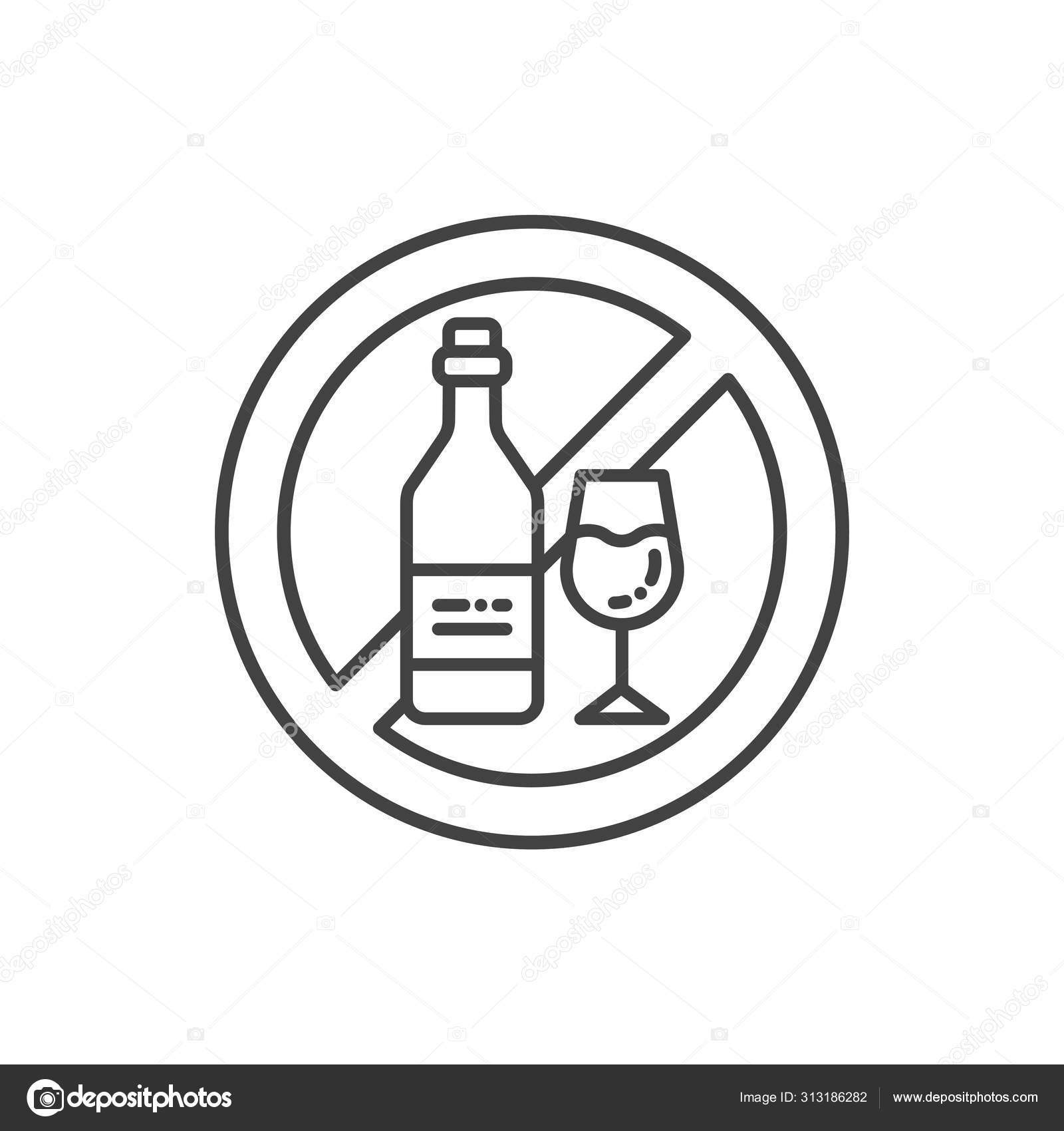 No Alcohol Sign Clip Art