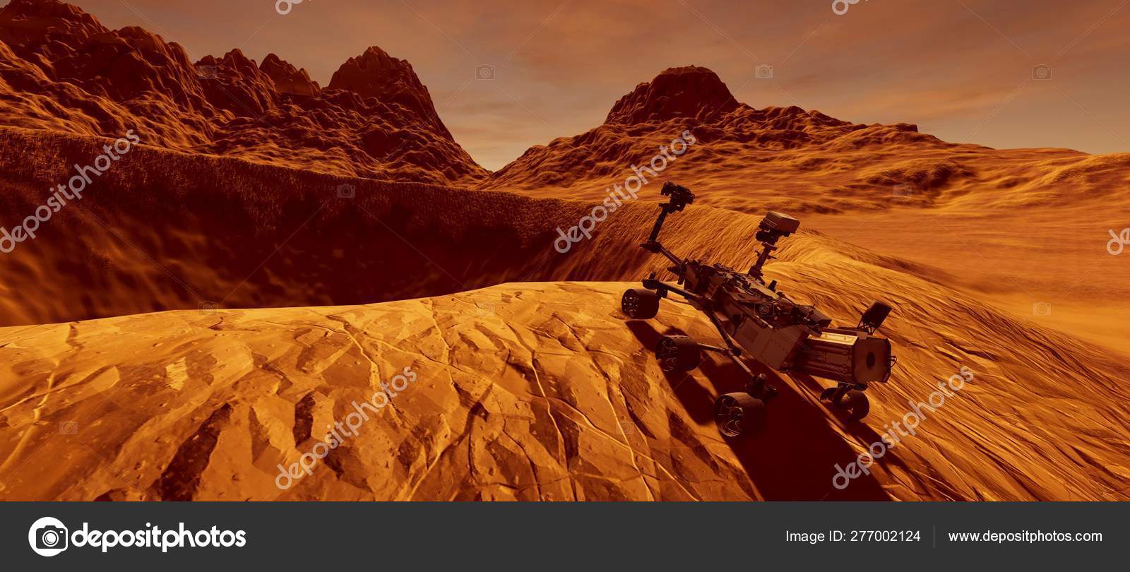 Nasa Mars Curiosity Landscape
