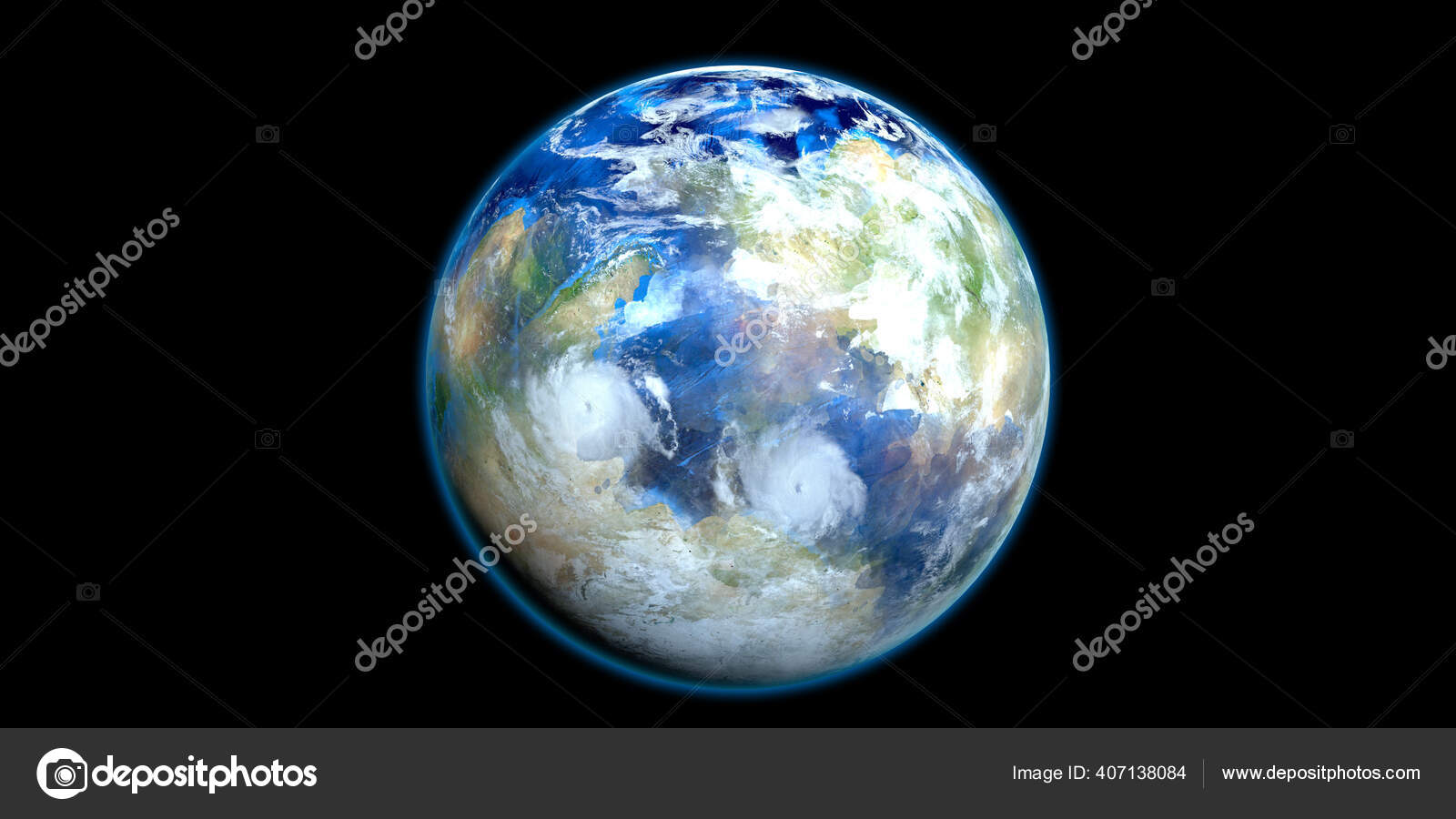 Exoplanet Extremely Detailed Realistic High Resolution Image Shot Space ...