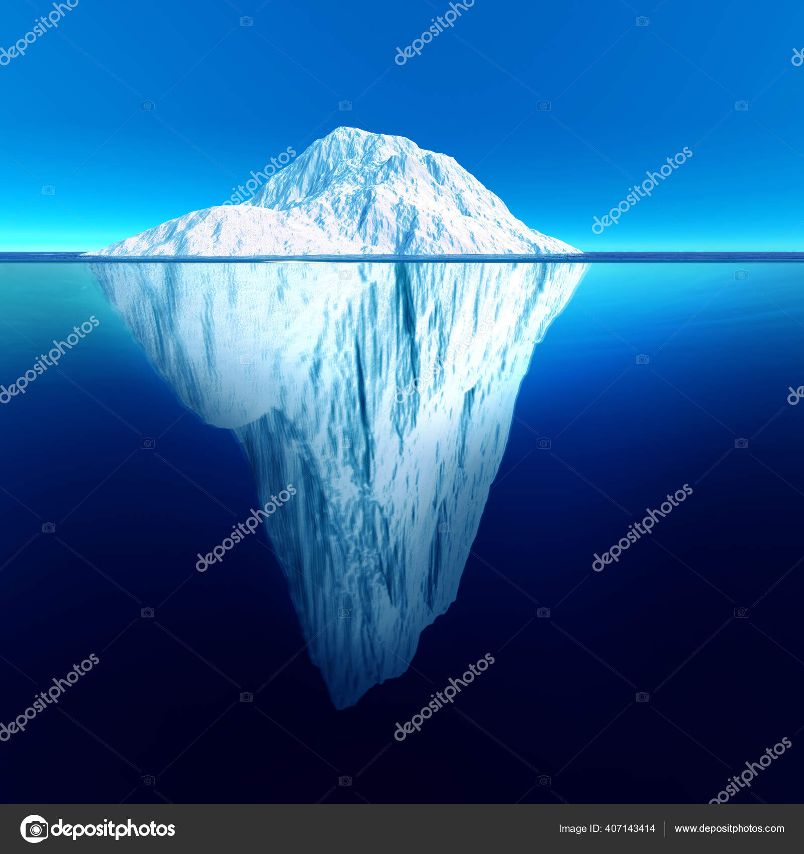 Iceberg Extremely Detailed Realistic High Resolution Image — Stock ...