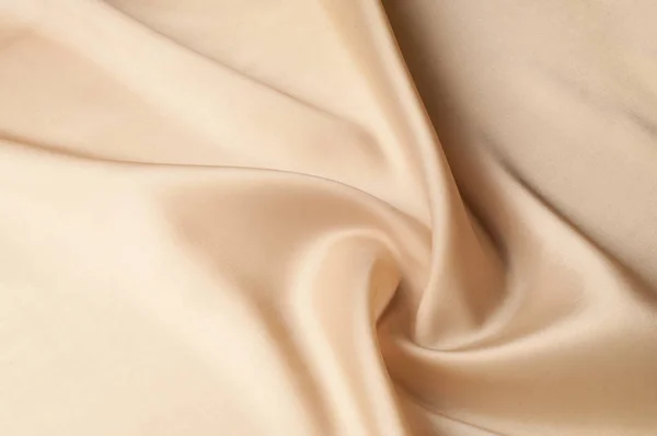 Texture background of fabric. Beige fabric. Silk fabric wallpaper ...