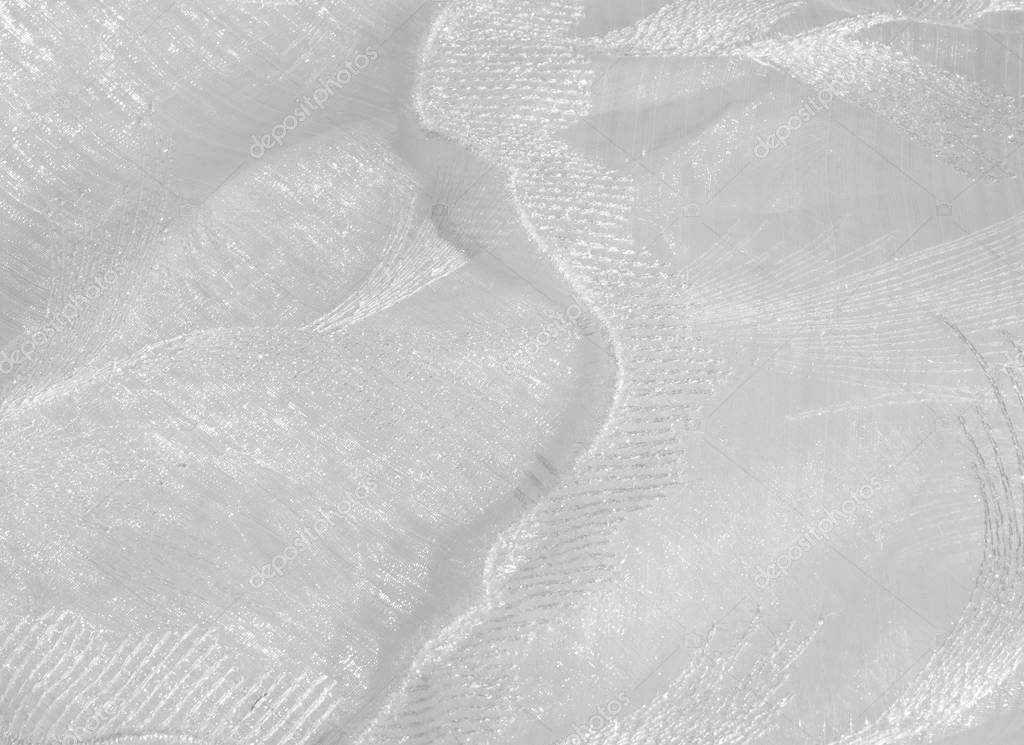Textura, fondo, patrón. Tulle es blanco. Fondo de textura de gasa de ...
