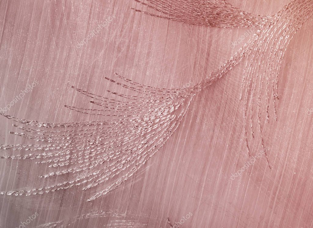 Textura, fondo, patrón. Tul de tonos rosados pastel. Fondo abstracto de ...