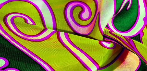 silk abstract fabric. This luxurious silk chiffon fabric is a sh ...