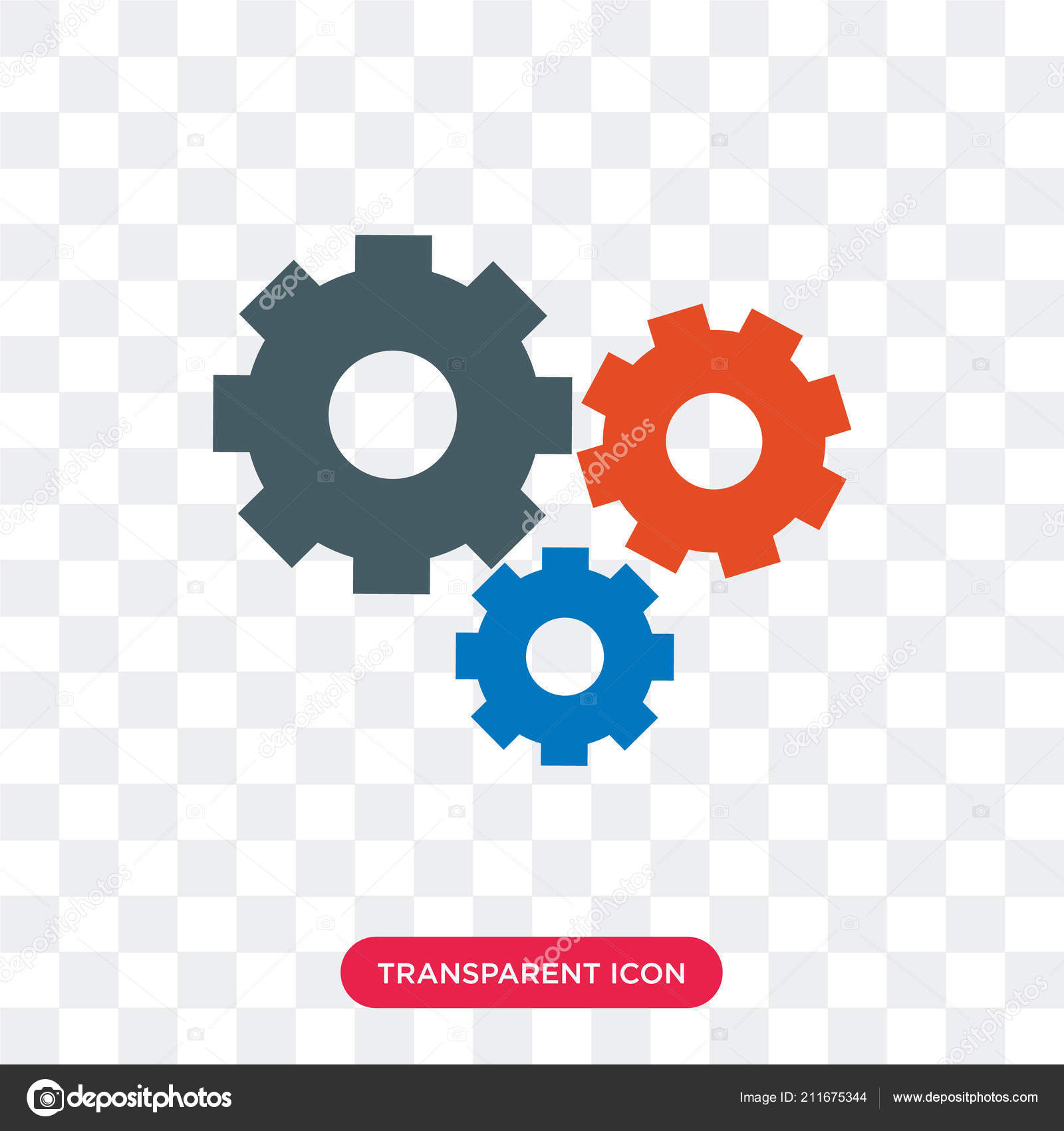 Image vectorielle Paramètres icône vectorielle isolé sur fond ...