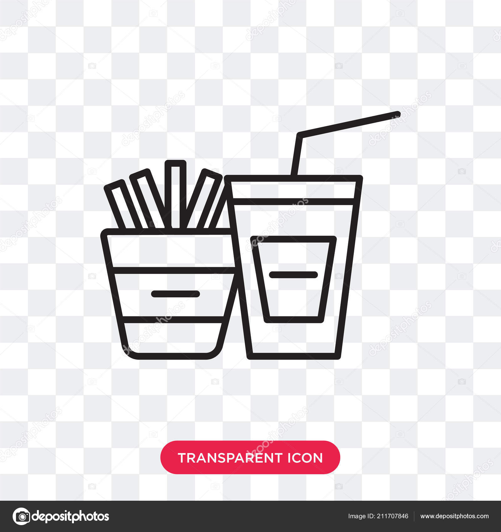 Vector: snacks png | Snack vector icon isolated on transparent ...