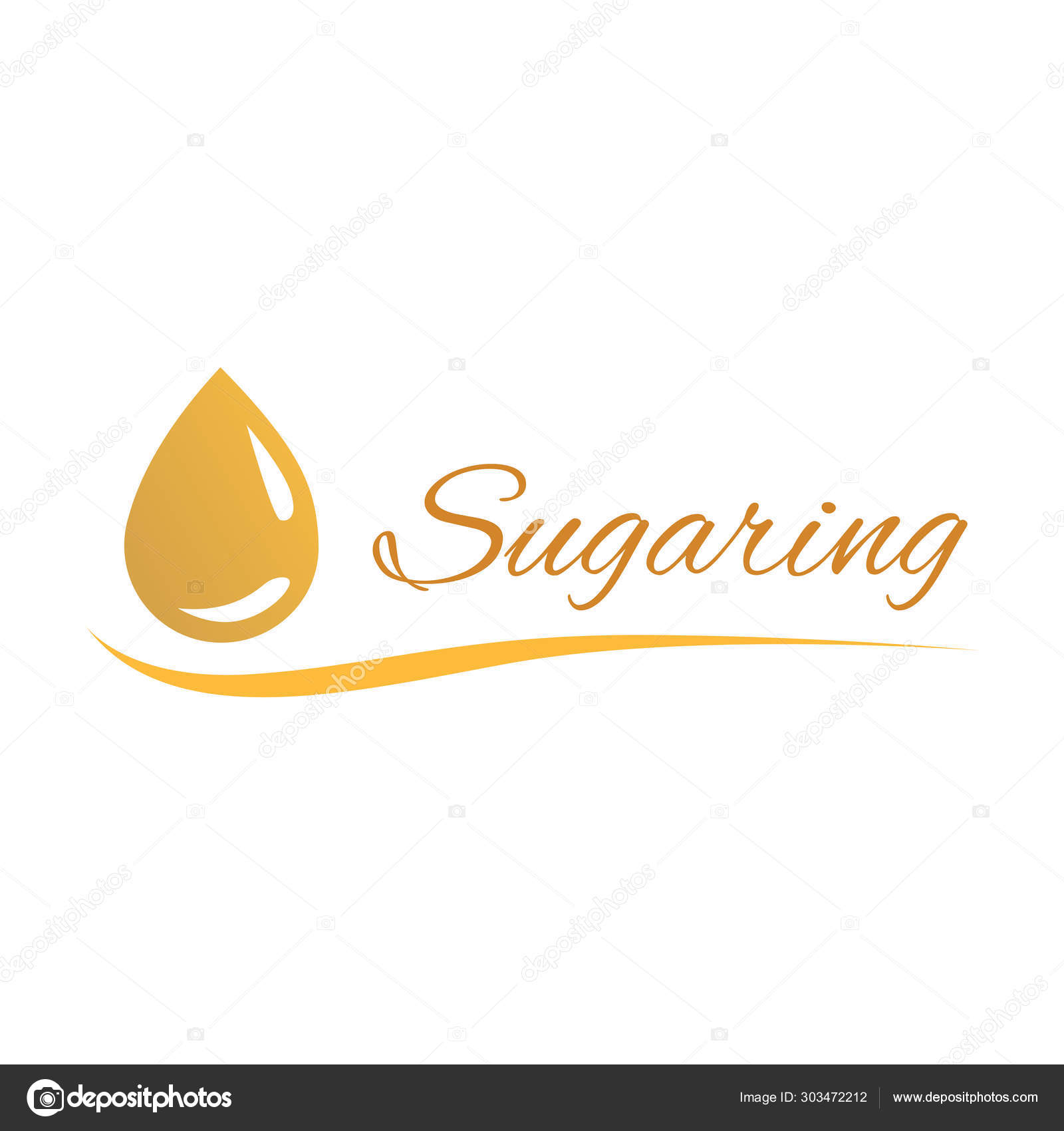 Paper & Party Supplies sugar wax hair removal logo technician logo ...