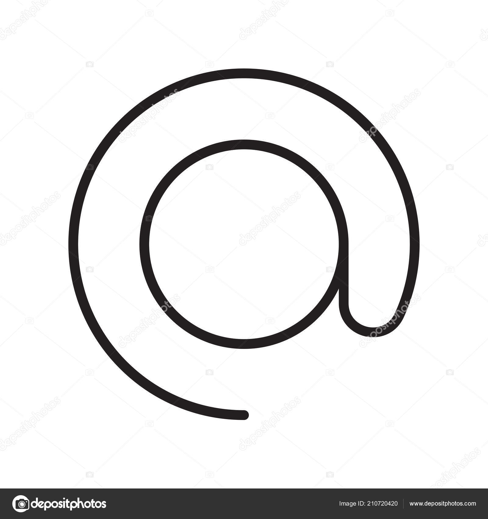 Icon Vector Isolated White Background Your Web Mobile App Design Stock ...