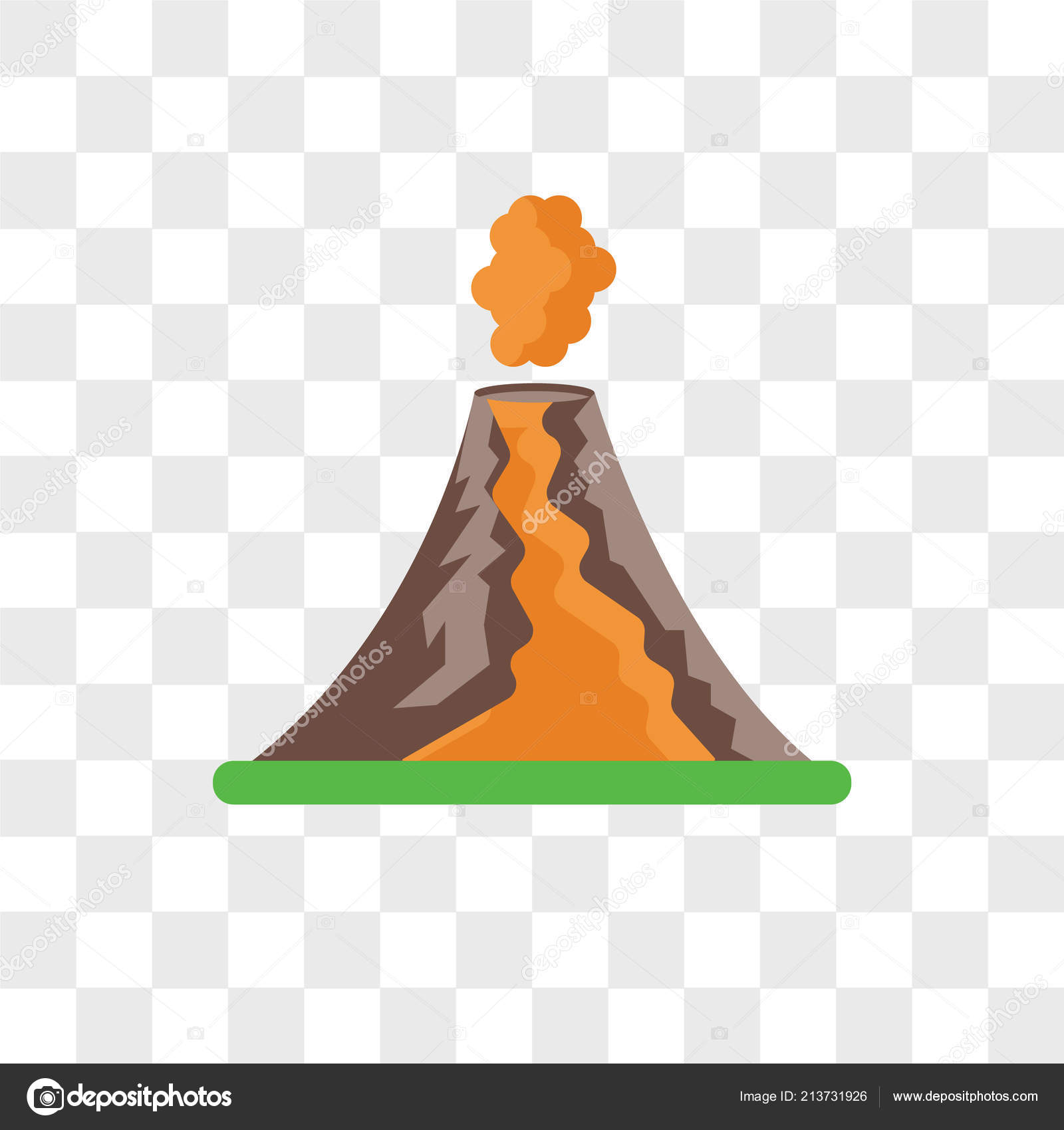 Symbol Der Vulkankarte