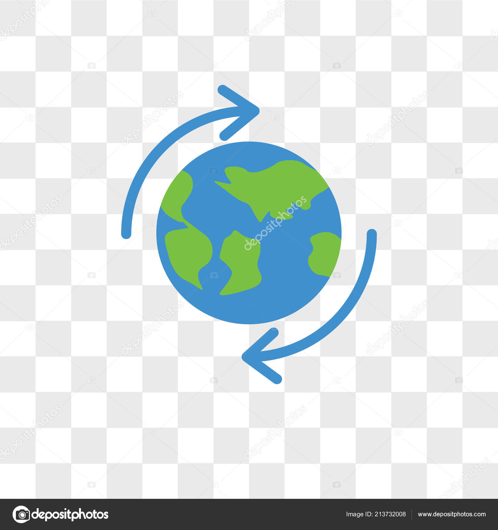 Global vector icon isolated on transparent background, Global lo Stock ...