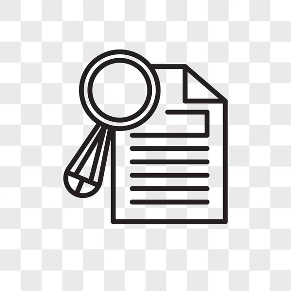 Data integrity vector icon isolated on transparent background, d ...