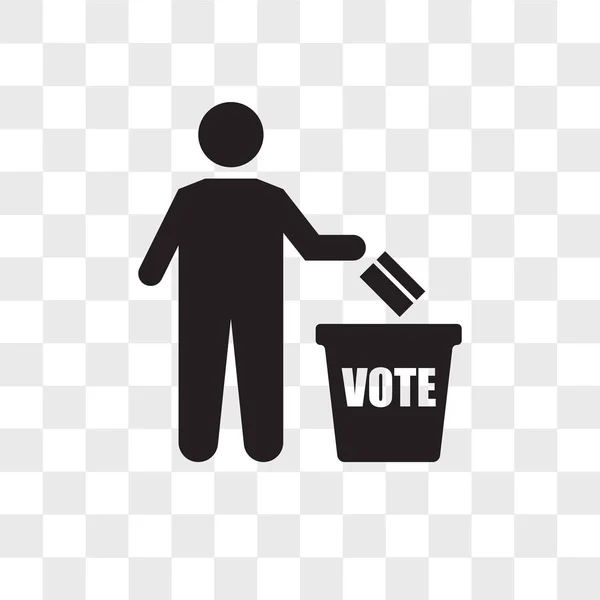 Vote vector icon isolated on transparent background, Vote logo d Stock ...