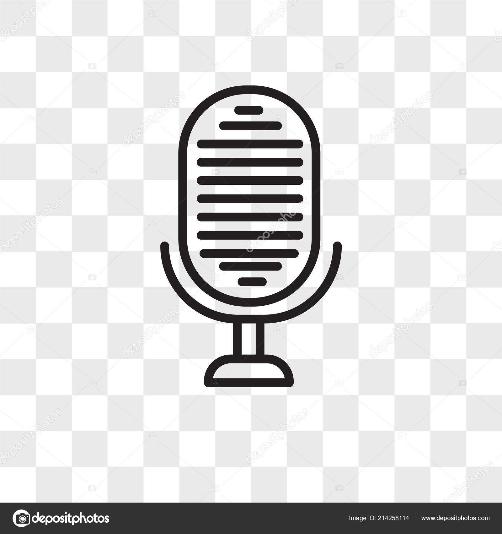 Icono De Micrófono Transparente