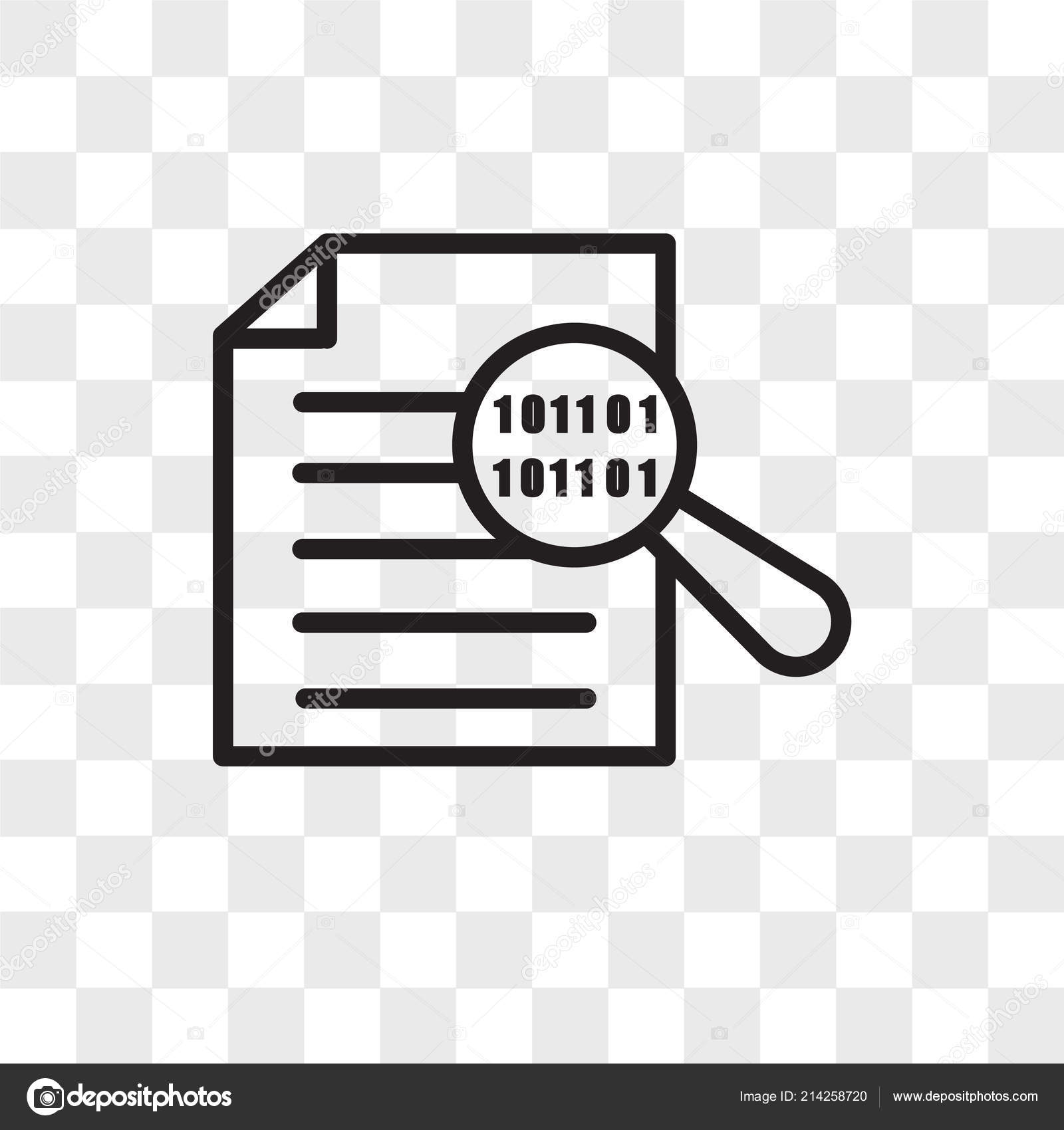 Data integrity vector icon isolated on transparent background, d ... Data integrity vector icon isolated on transparent background, d ...