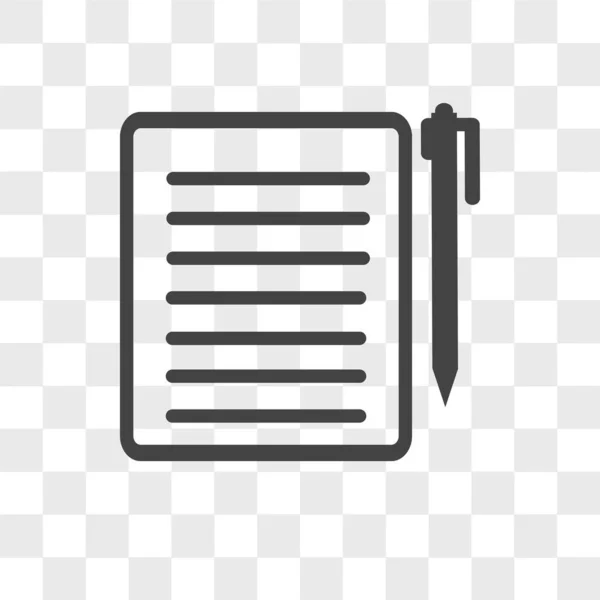 File vector icon isolated on transparent background, File logo design ...