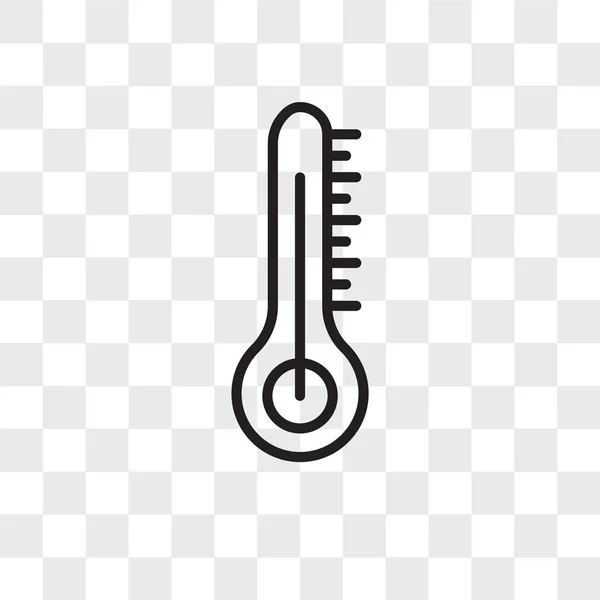 Temperature sensor vector icon isolated on transparent backgroun ⬇ ...