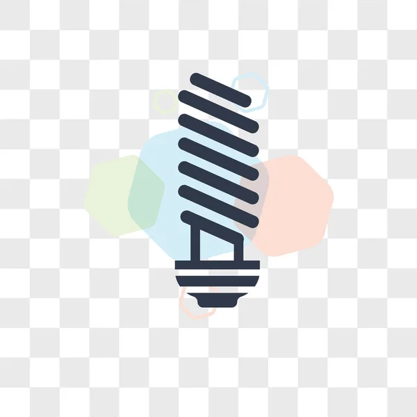 Light bulb vector icon isolated on transparent background, Light bulb logo design — Stock Vector ...