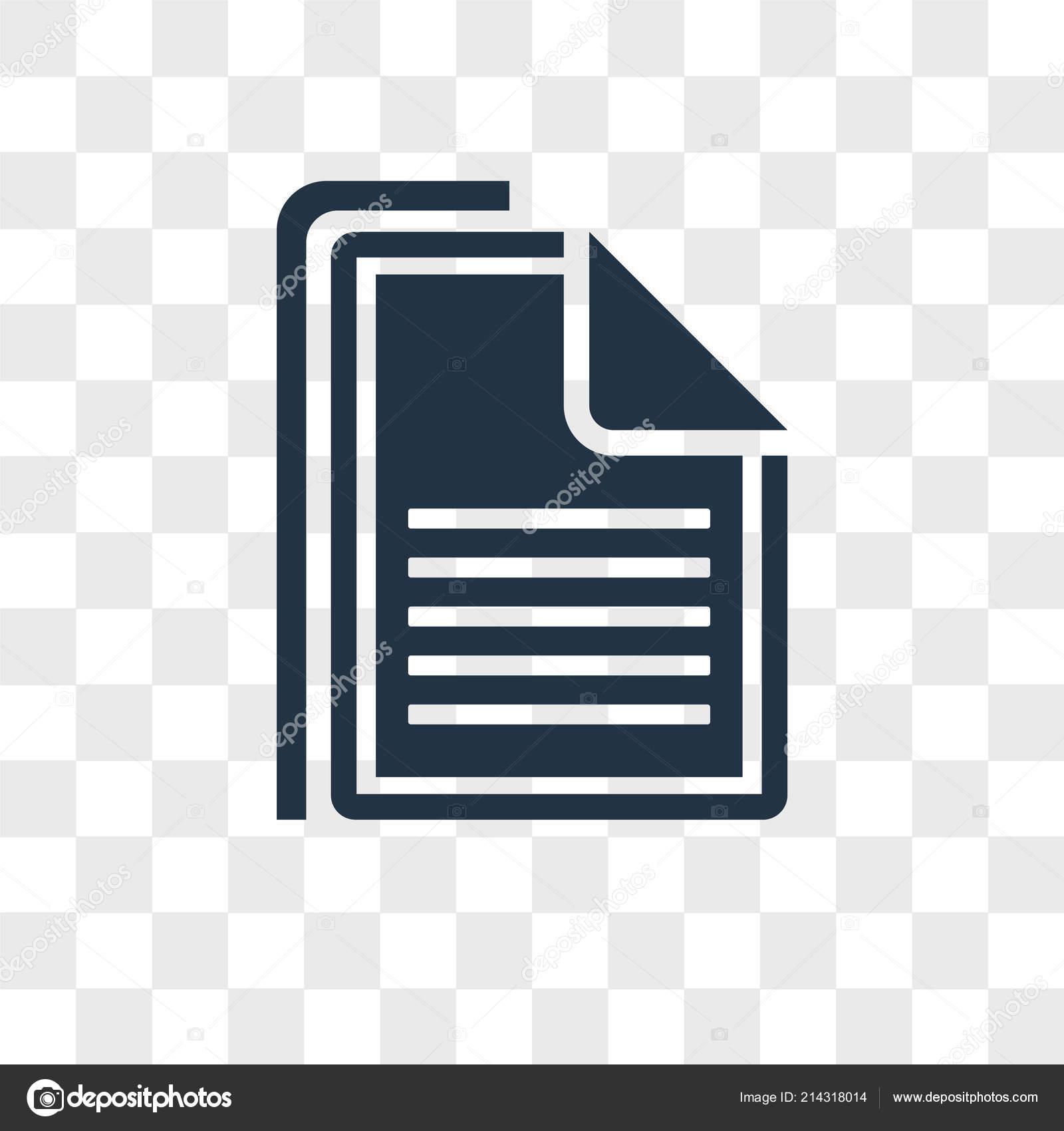 Tarea icono vectorial aislado sobre fondo transparente, diseño del ...