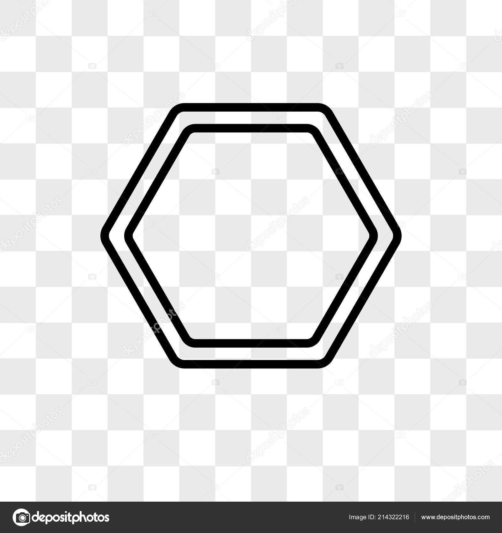 Poligon vector icon isolated on transparent background, Poligon logo ...