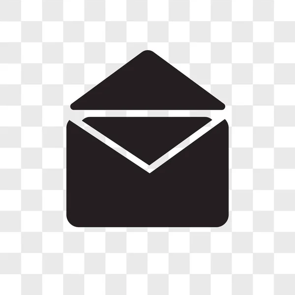 Icône vectorielle email isolée sur fond transparent, logo Email Vecteur ...