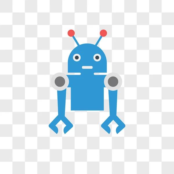 Robot vector icon isolated on transparent background, Robot logo ...