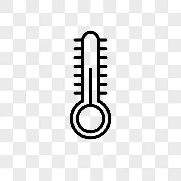 Temperature sensor vector icon isolated on transparent backgroun ⬇ ...