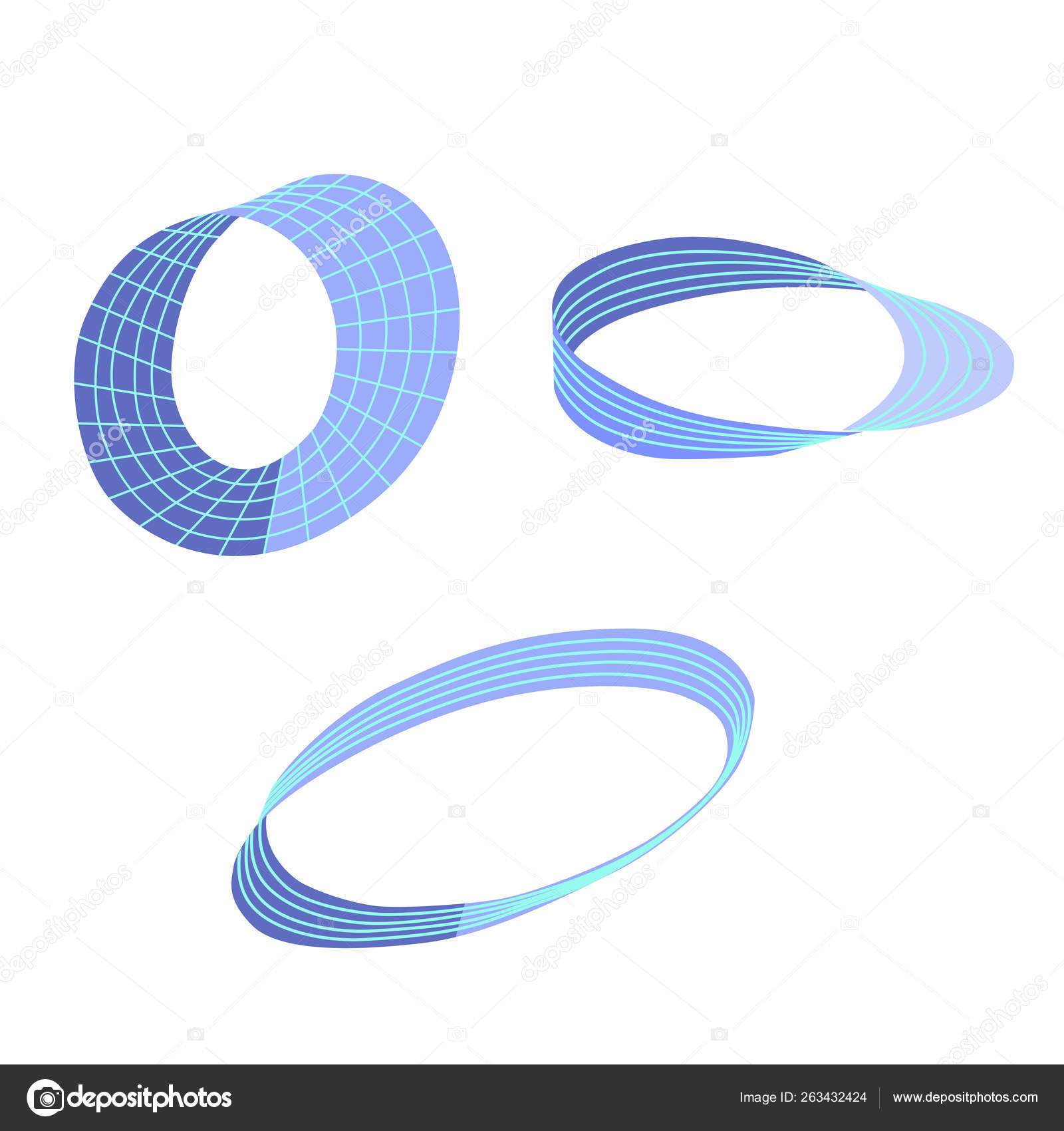 Mobius strips. Isometric illustration Stock Vector Image by ©lgorda ...