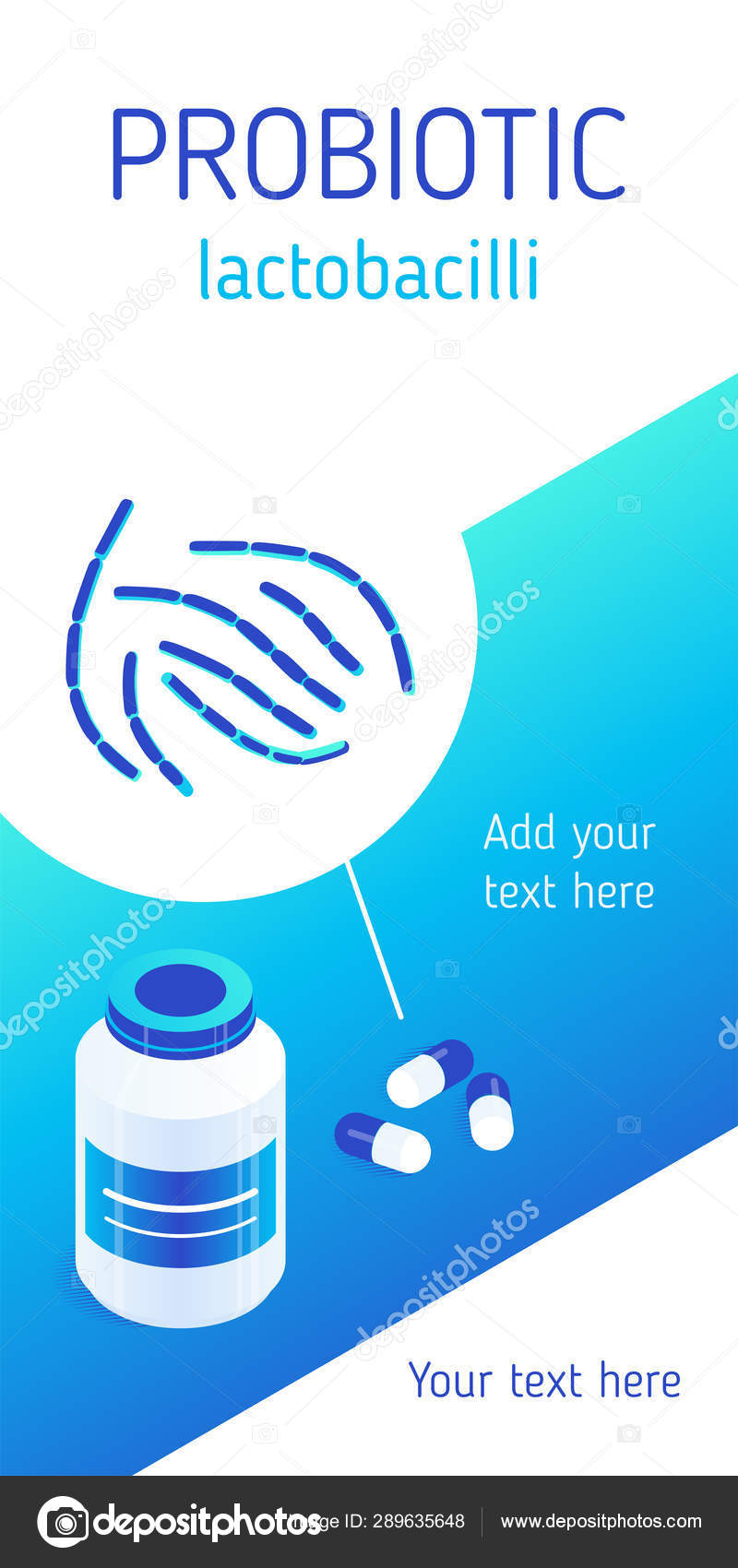 Probiotic capsules with lactobacilli Stock Vector by ©lgorda 289635648