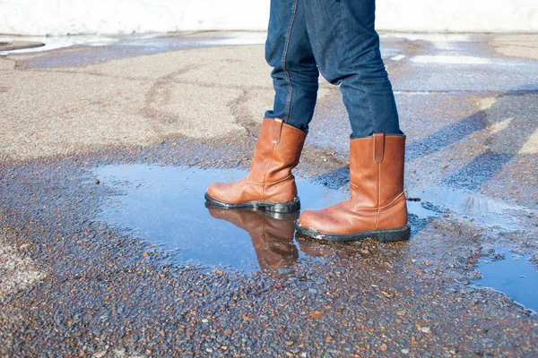 Leather rain boot Images - Search Images on Everypixel
