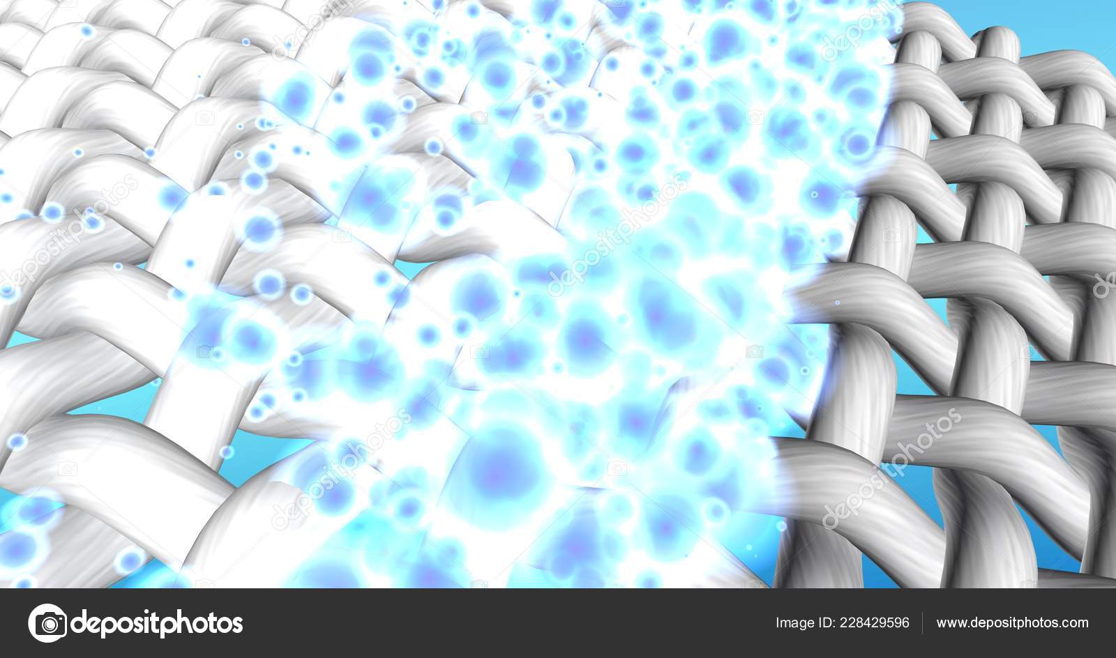 Illustration Cloth Bleaching Whitening Effect Bleach Washing Powder ...