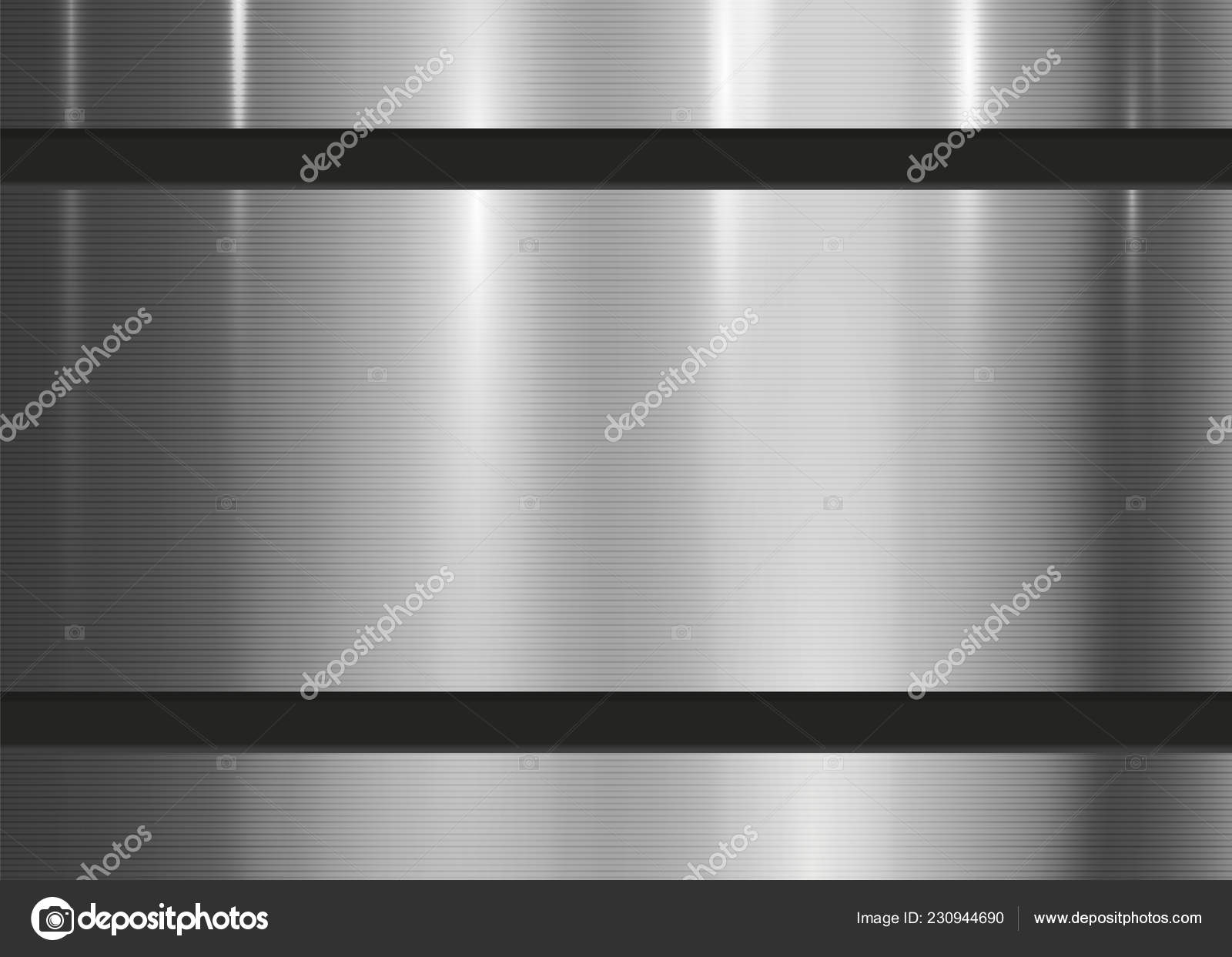 Metal Abstract Texture Background Technology Brushed Polished Chrome ...