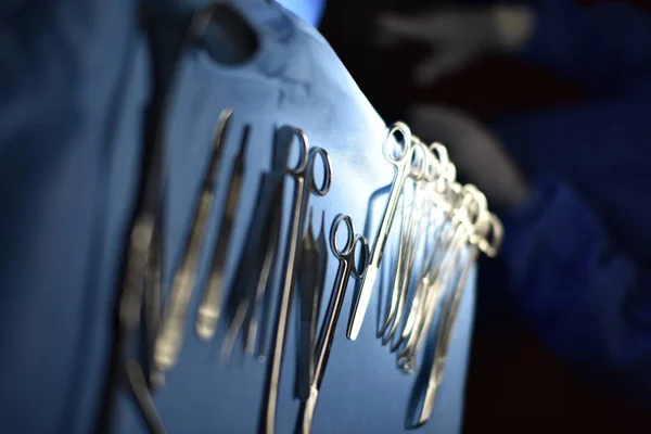 Surgical light in the operating room. Preparation for the beginning of ...