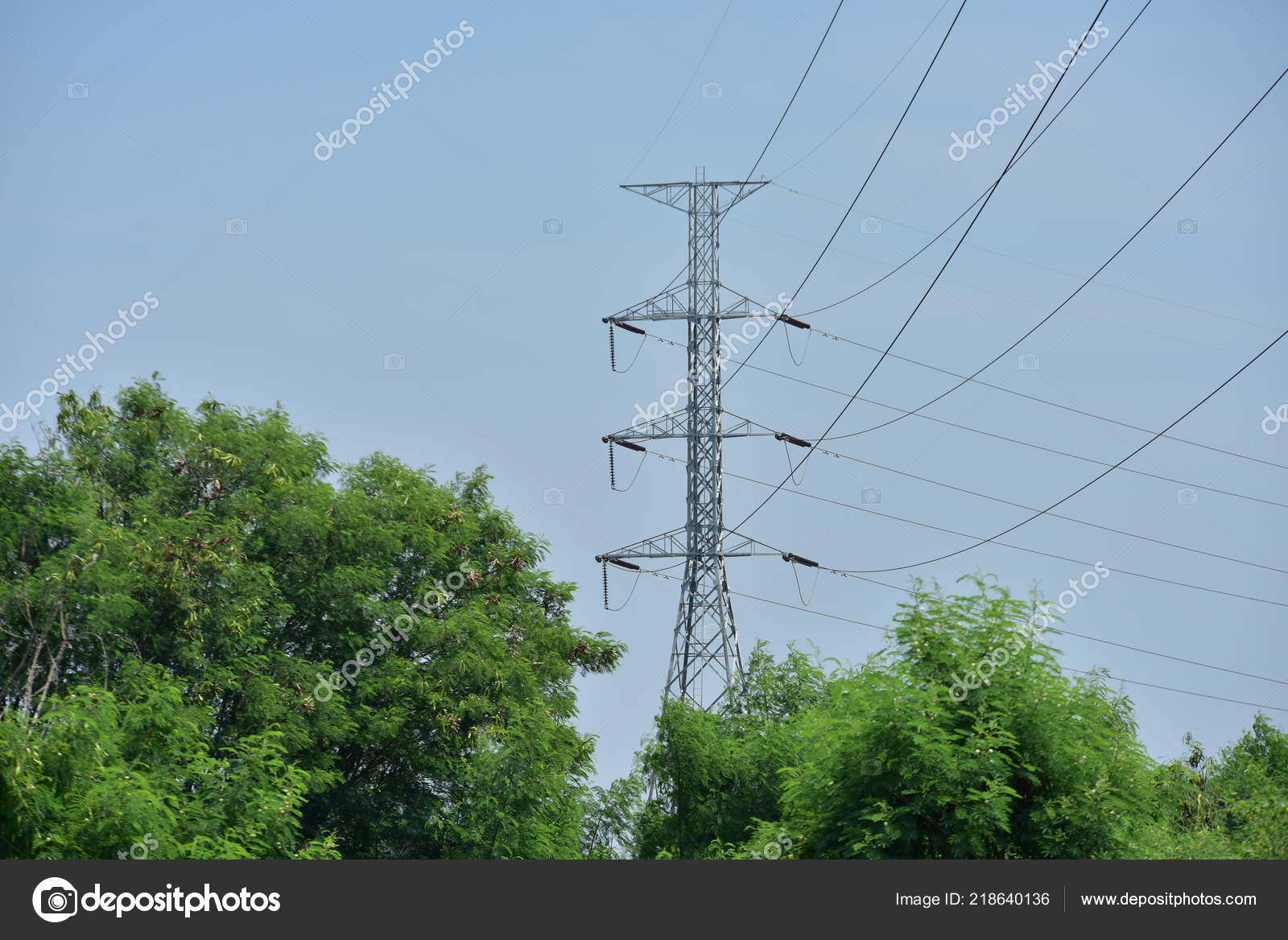 High Power Tower Power Transmission System High Voltage Transmission ...