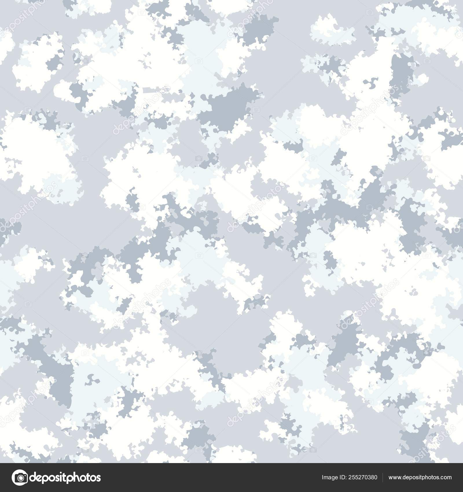 Snow Camouflage Fabric