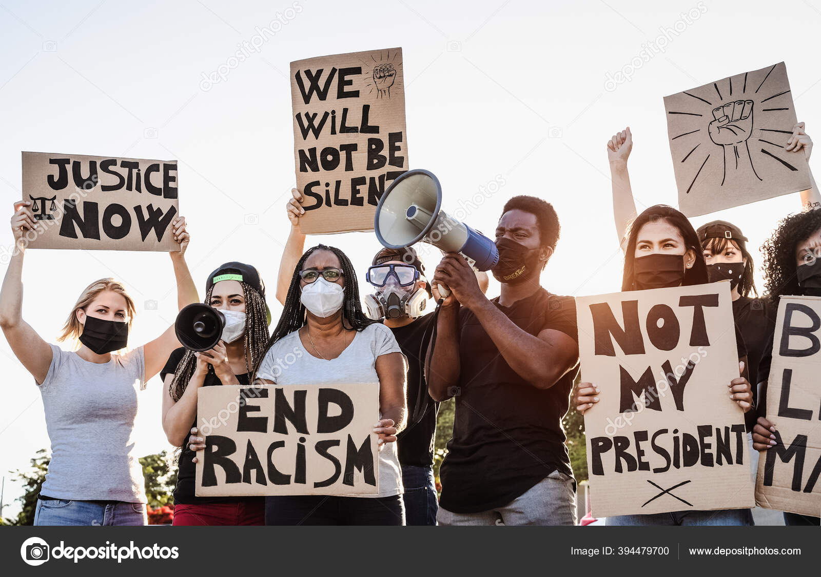 Racism Protest Signs Hundreds Turn Out For Anti Racism Protest | Green