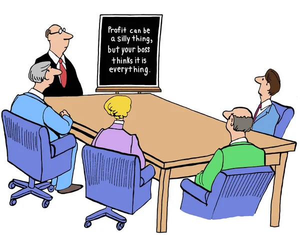 Meeting With Boss Cartoon