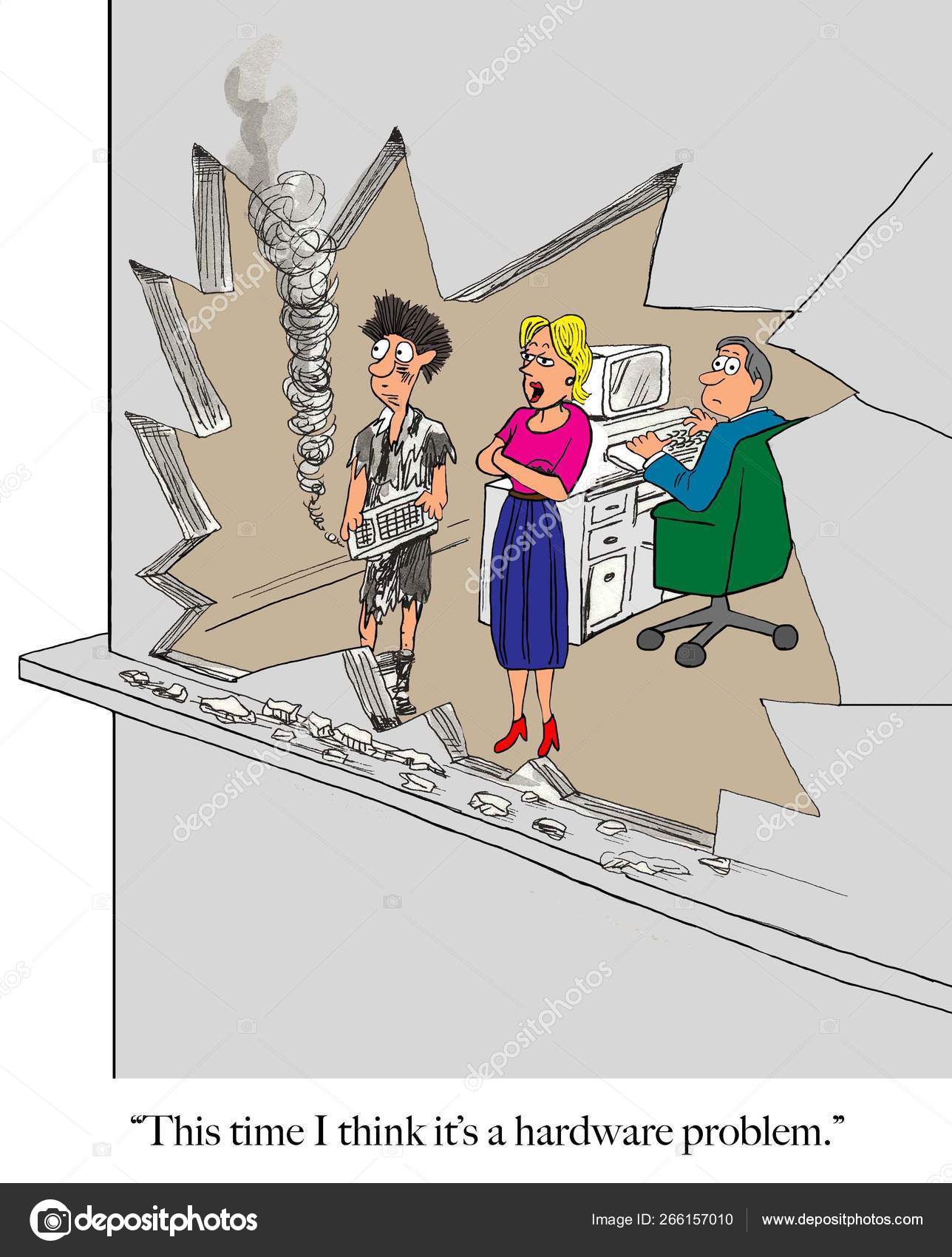 El sistema informático ha explotado. Ilustración de archivo de ...