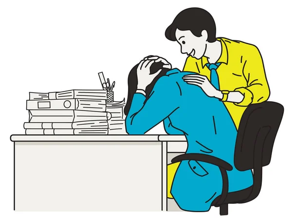 Pat on the back Vector Art Stock Images | Depositphotos