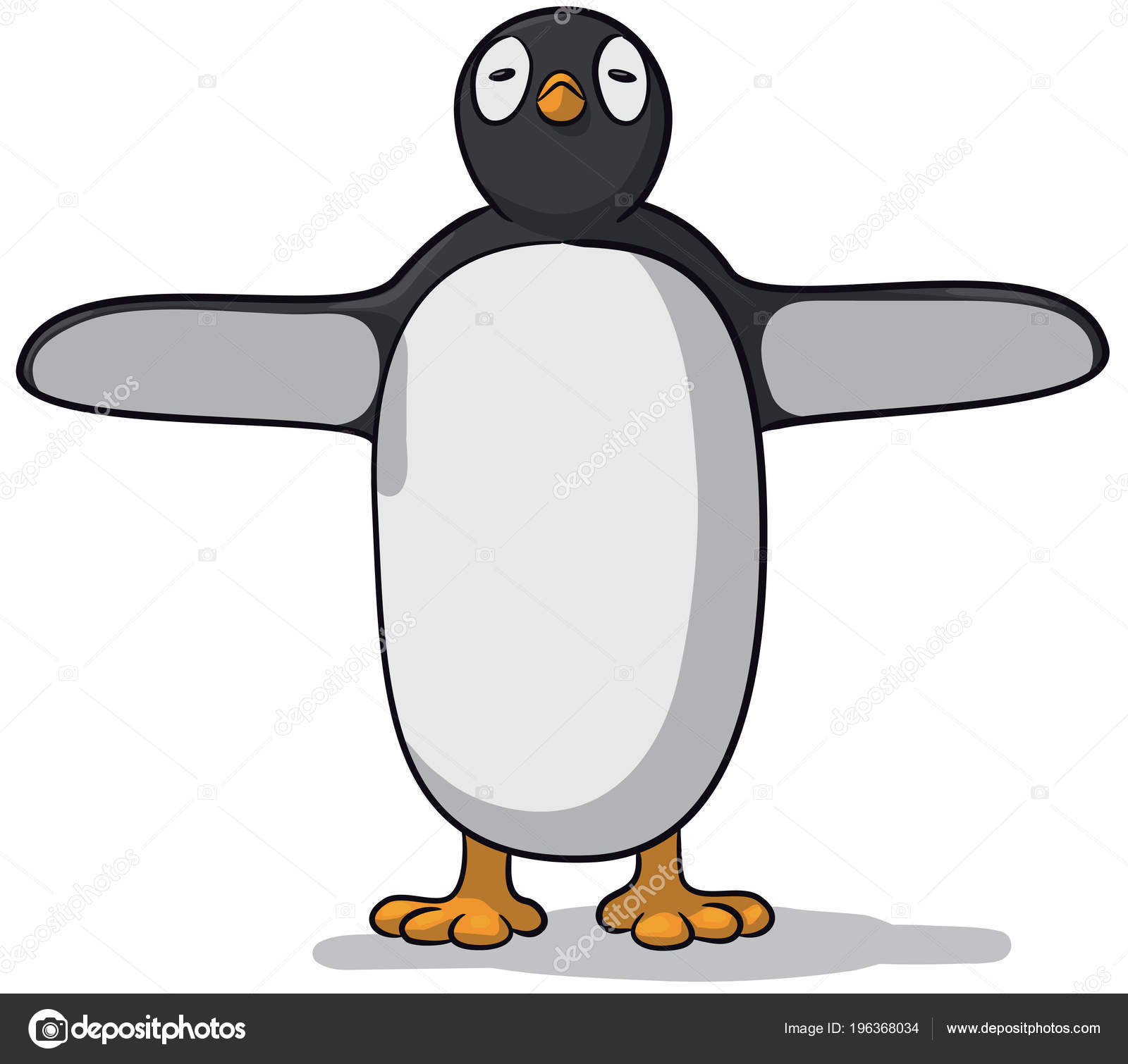 Pingviner Tegning HOW TO DRAW A CUTE PENGUIN EASY STEP BY STEP 🐧