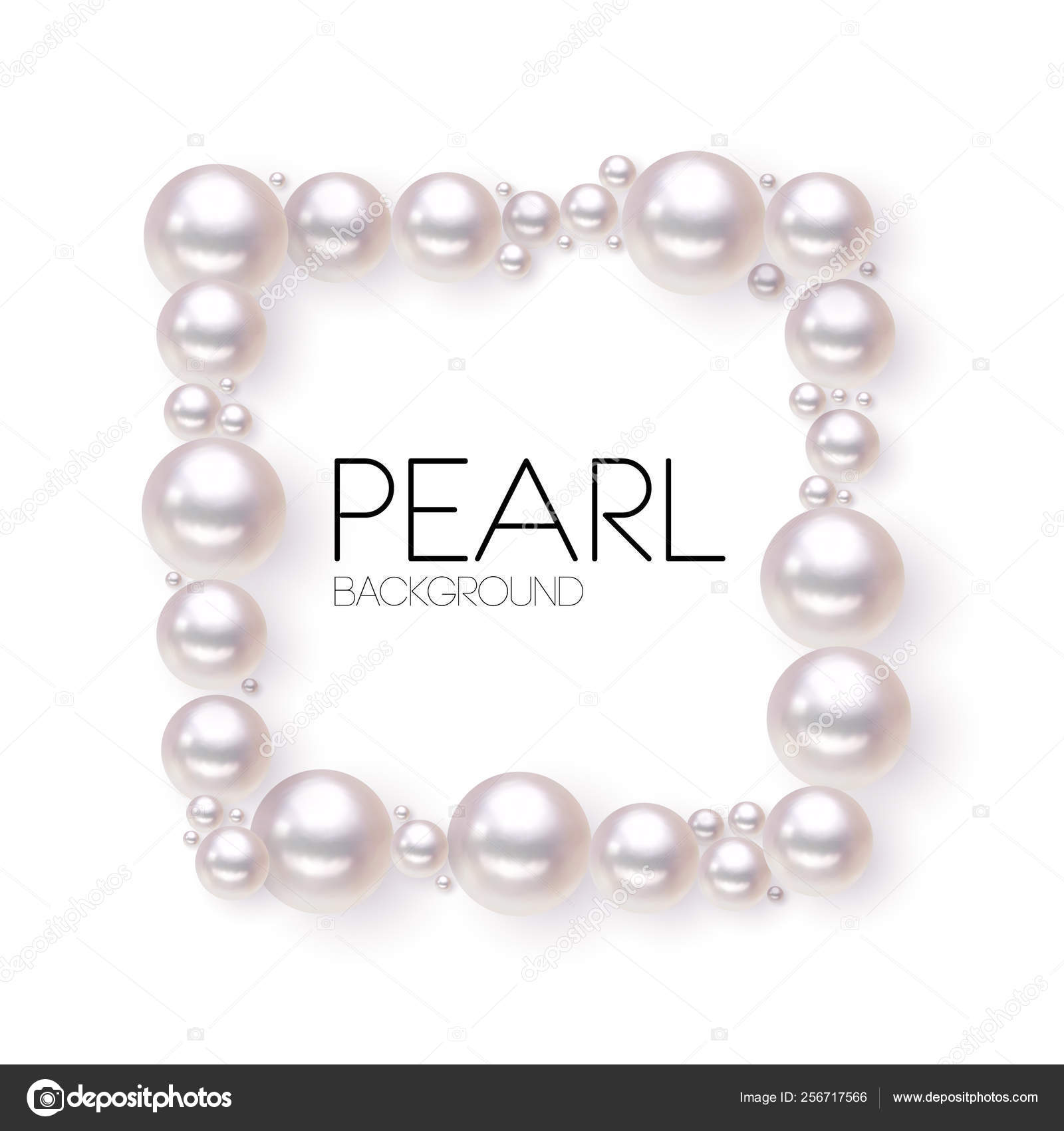 Pearl Necklace Border