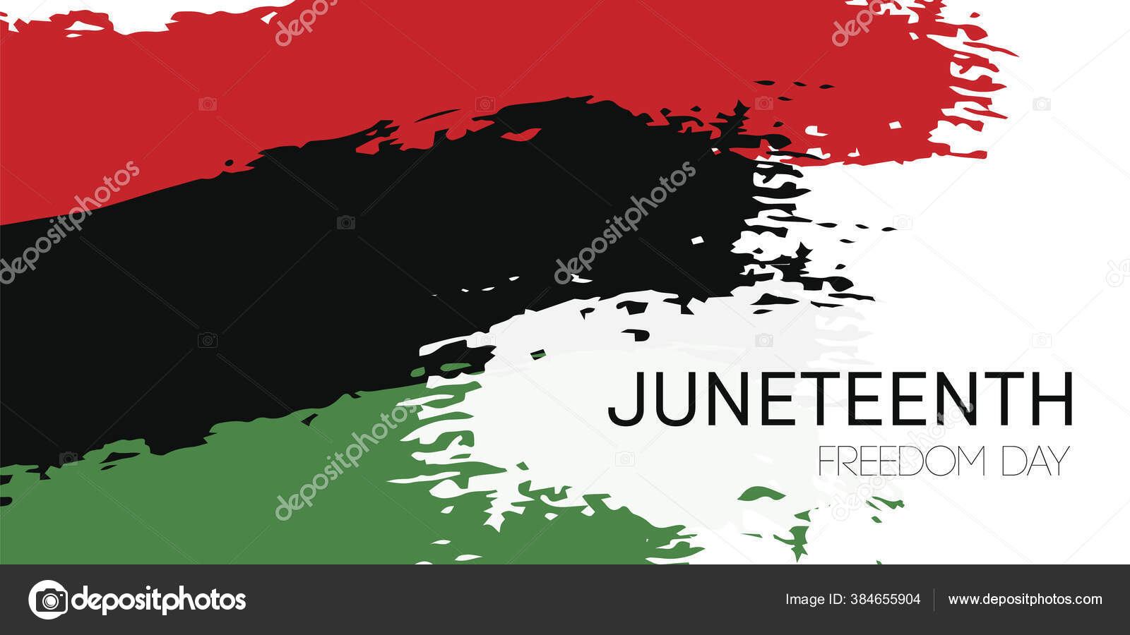 Template banner with hand draw Juneteenth Stock Vector by ©osbkin ...