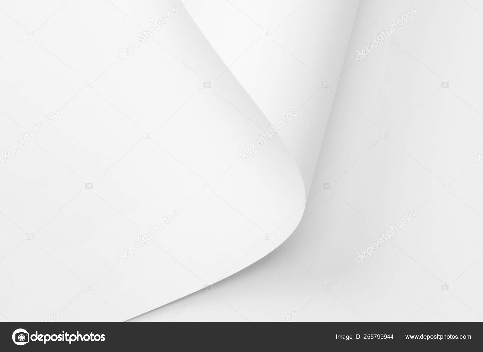 Twisted white paper sheets background texture for design Stock Photo by ...