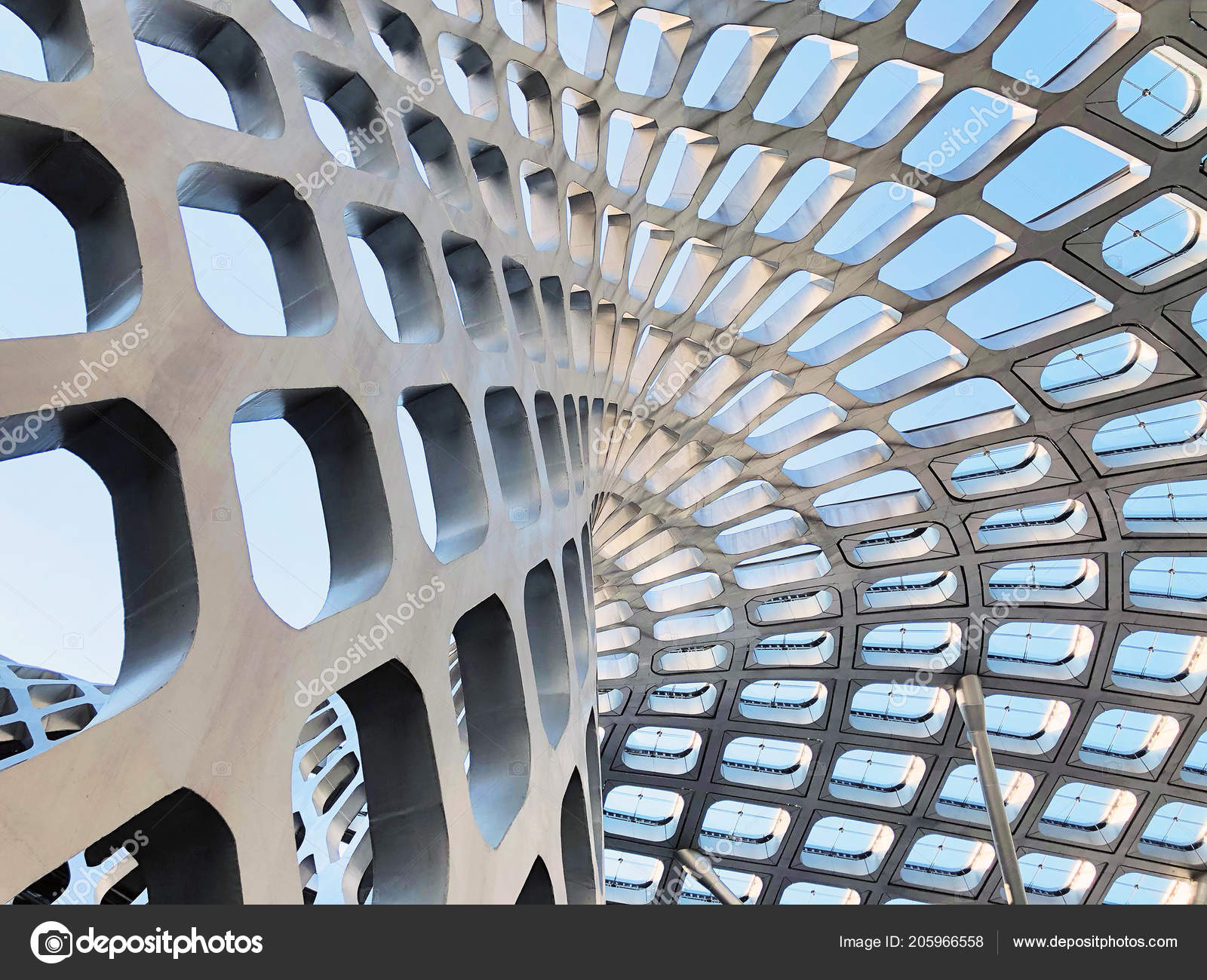 Double Curved Parametric Modern Architecture Canopy Wall Turns Roof ...