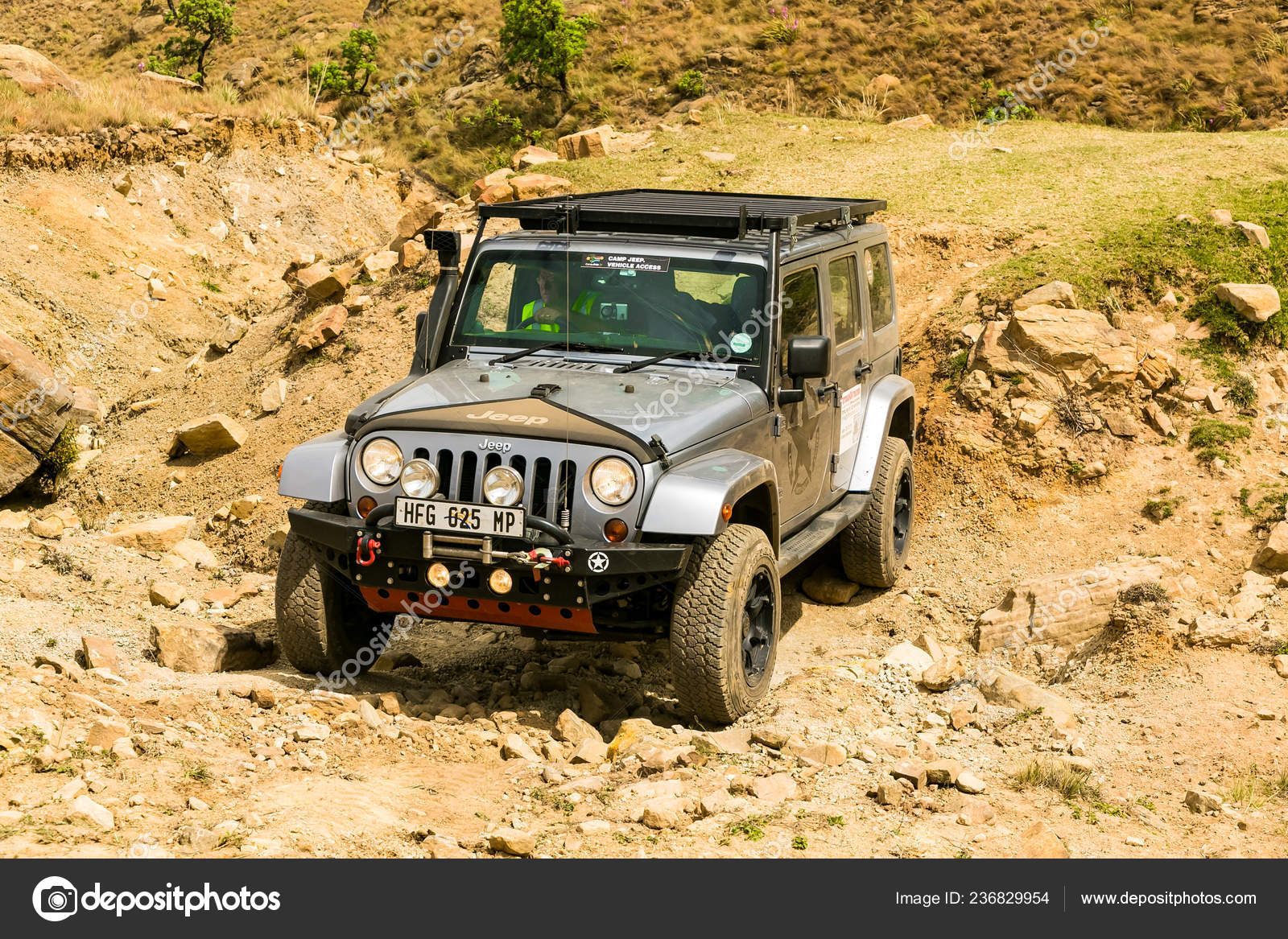 Harrismith South Africa October 2015 4X4 Mountain Path Driver Training ...