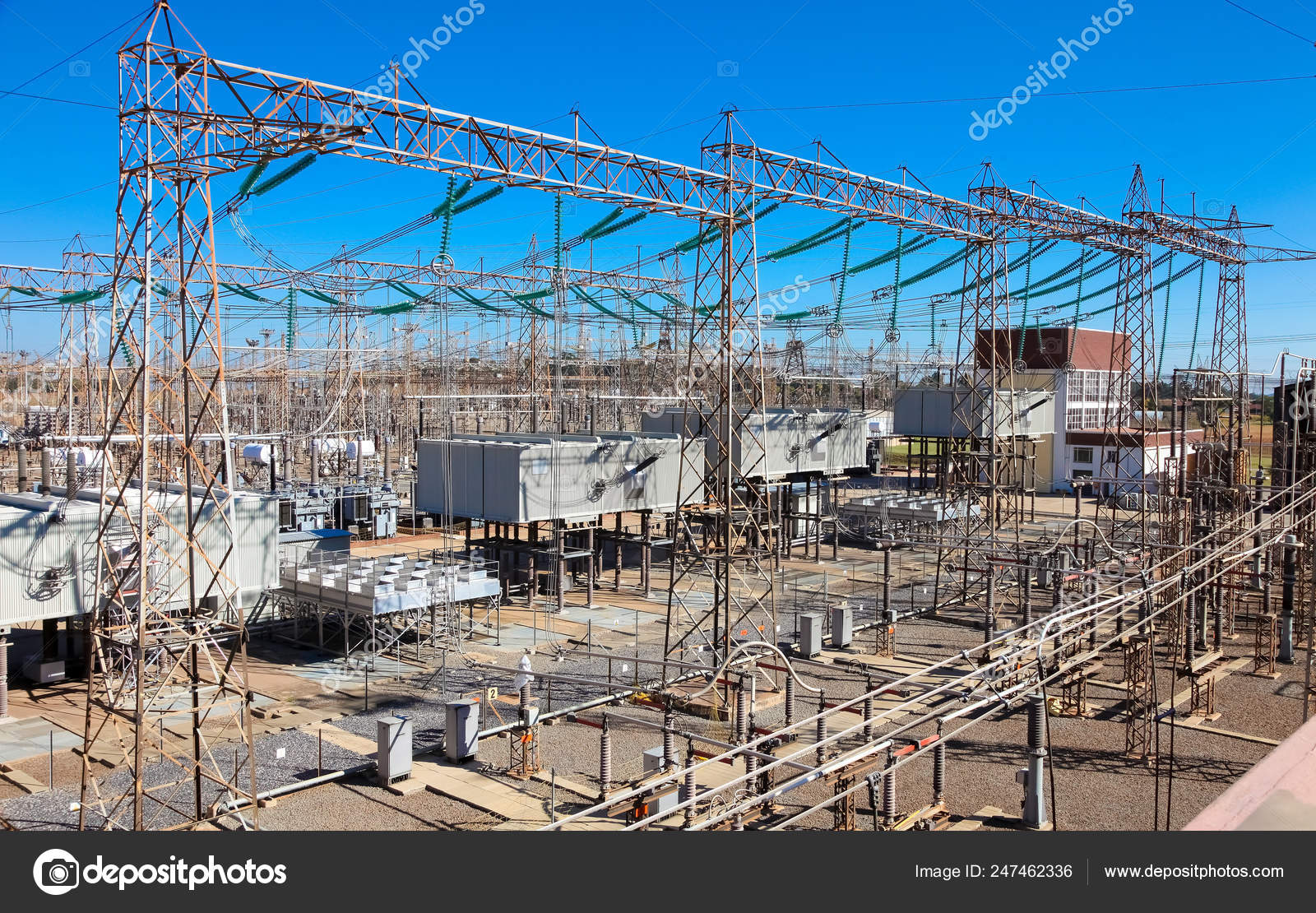 Electric Power Distribution Plant Facility – Stock Editorial Photo ...