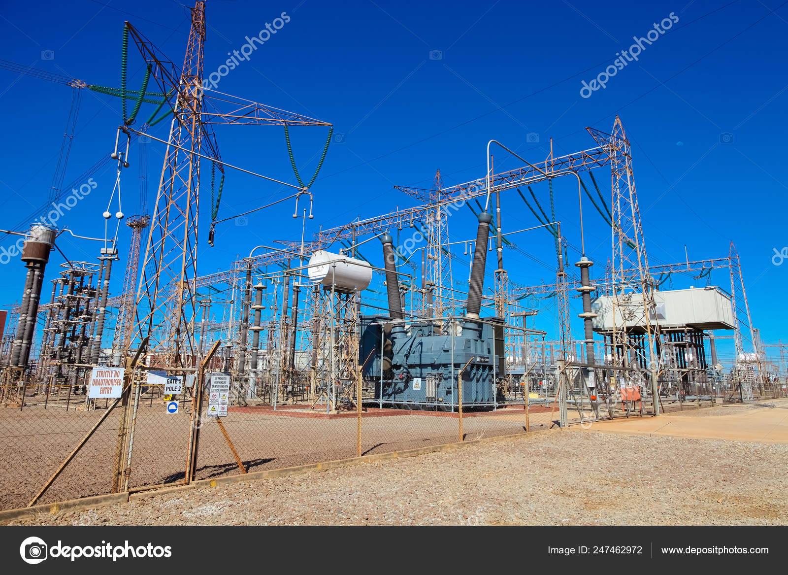 Electric Power Distribution Plant Facility – Stock Editorial Photo ...